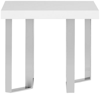 Axel White Wood End Table | Living Room - End Tables | City Furniture