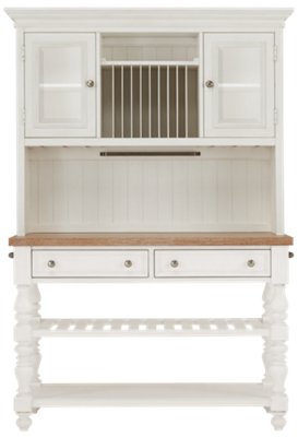 Savannah Ivory Wood China Cabinet | Dining Room - China Cabinets | City ...