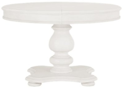 Savannah Ivory Wood Round Table | Dining Room - Tables | City Furniture