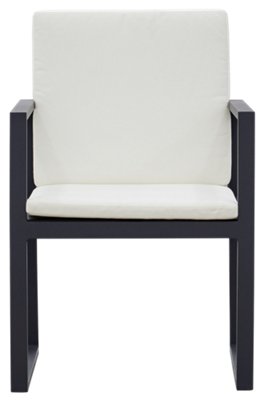 Linear White Arm Chair | Outdoor - Chairs | City Furniture