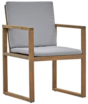 Linear Teak Arm Chair | Outdoor - Chairs | City Furniture