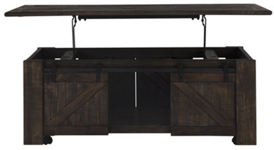 Garrett Dark Tone Wood Lift Coffee Table | Living Room - Coffee Tables ...