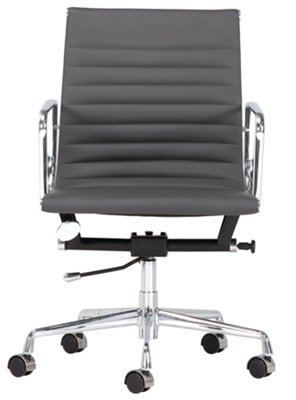 Mateo Gray Desk Chair | Home Office - Office Chairs | City Furniture