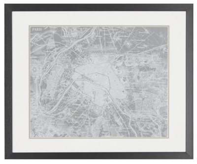 Atlas Gray Framed Wall Art