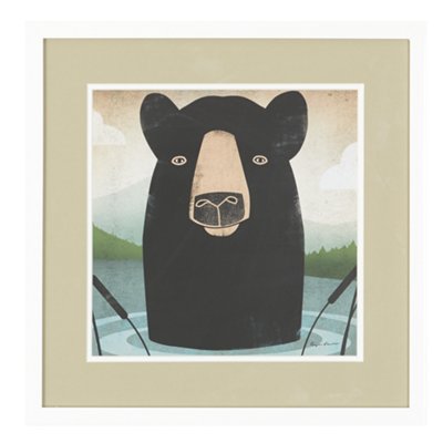 Bear Multicolored Framed Wall Art | Home Accents - Wall Decor | City ...