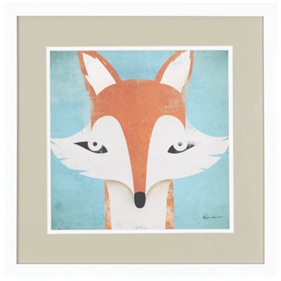 Fox Orange Framed Wall Art | Home Accents - Wall Decor | City Furniture