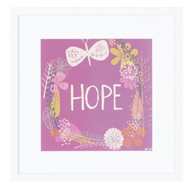 Hope Multicolored Framed Wall Art | Home Accents - Wall Decor | City ...