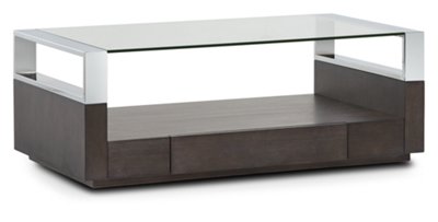 Remus Dark Tone Storage Rectangular Coffee Table | Living Room - Coffee ...