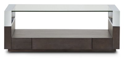 Remus Dark Tone Storage Rectangular Coffee Table | Living Room - Coffee Tables | City Furniture